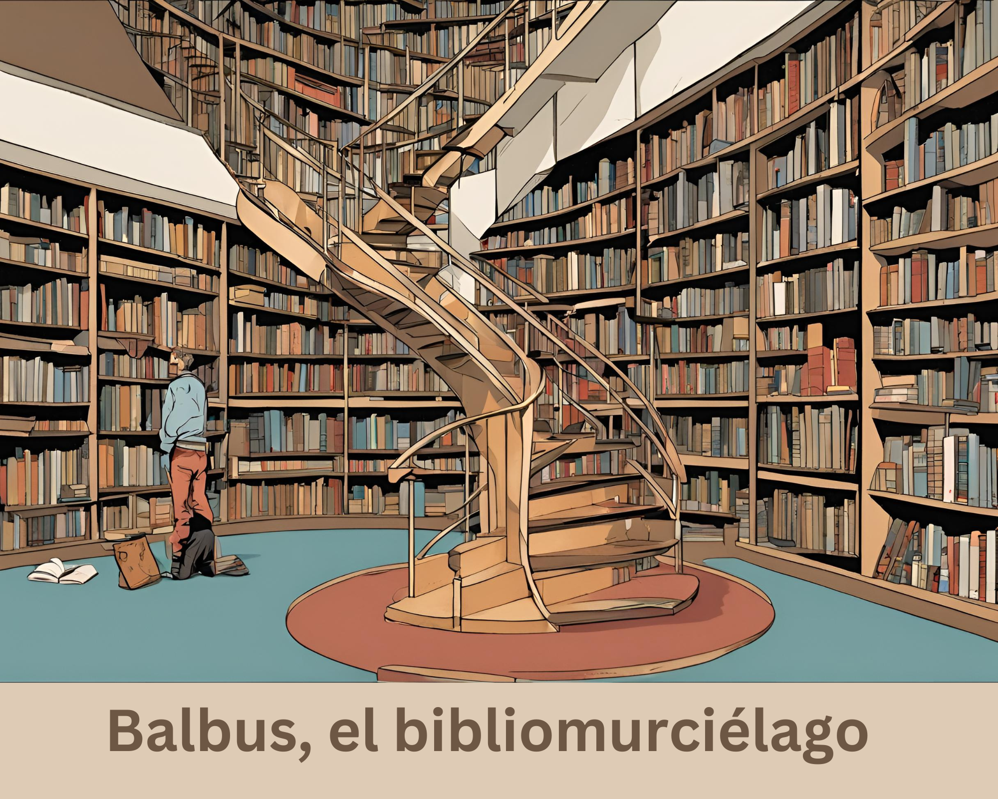 Bibliocómic – Balbus, el bibliomurciélago – Leyendo se entiende la gente