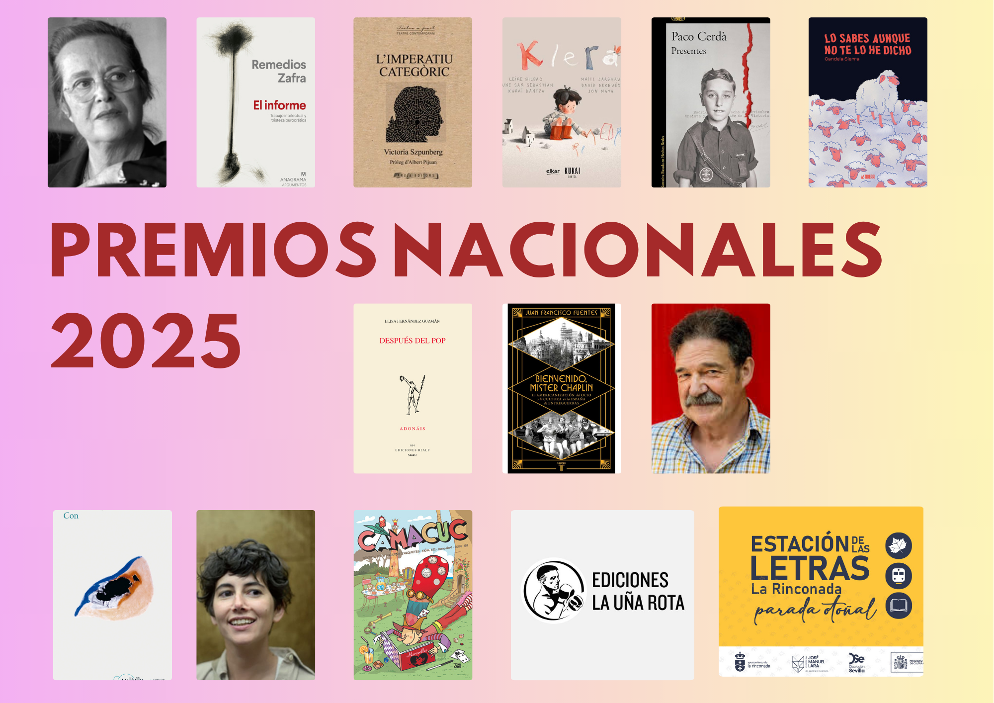 Premios Nacionales de Cultura 2025: Libro, Lectura y Letras – Leyendo ...